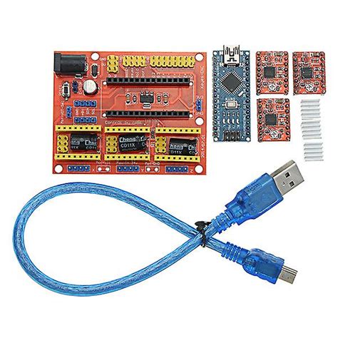 cnc shield v4 met nano 3 0 a4988 stepper motor driver board voor arduino producten die werken