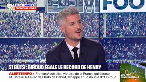 Avec 51 buts en équipe de France Olivier Giroud égale le record de