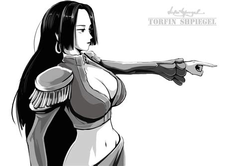 Artstation Boa Hancock One Piece Sketch Character