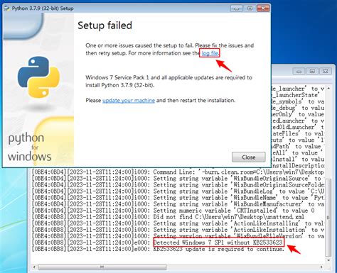 windows 7 sp1 x64 安装 python 出错解决方法 win7安装不了python3 7 csdn博客