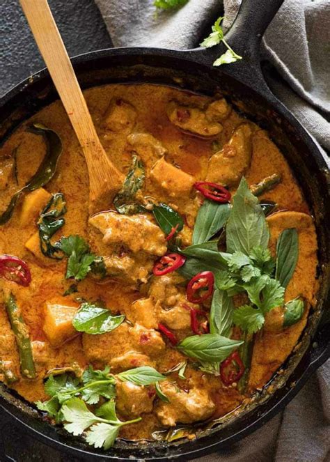Curry Rouge Tha Au Poulet Recette De Cuisine Facile