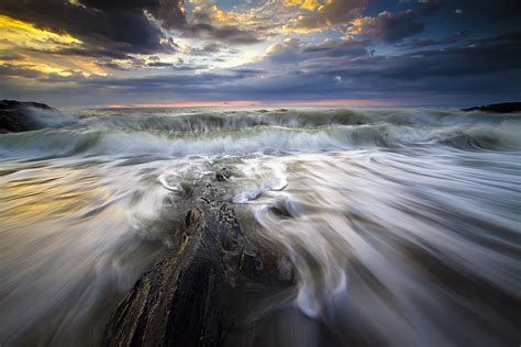 Wallpaper Sunlight Landscape Sunset Sea Rock Nature Shore Sand