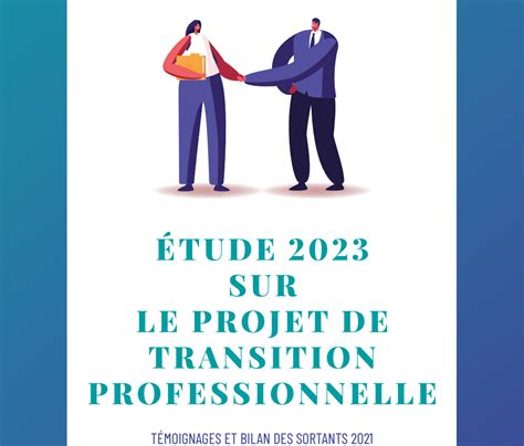 Étude 2023 sur le projet de transition professionnelle PTP