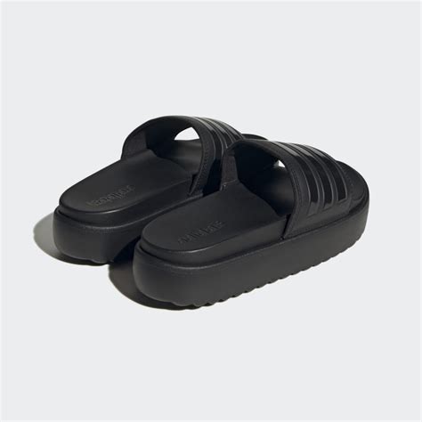 Adidas Adilette Platform Slides Black Adidas Uae
