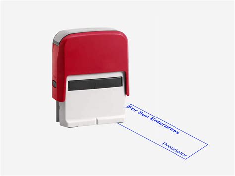 Order Medium Size Self Ink Stamps Custom Rubber Stamps Online