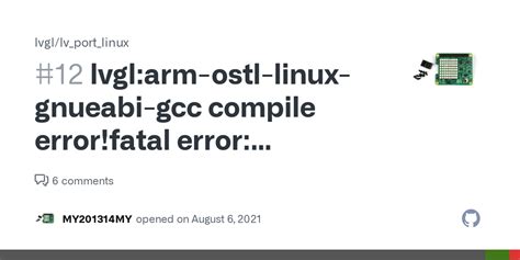 Lvgl Arm Ostl Linux Gnueabi Gcc Compile Error Fatal Error Lvgl Lvgl H