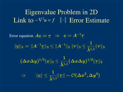ppt finite difference discretization of elliptic equations fd formulas and multidimensional