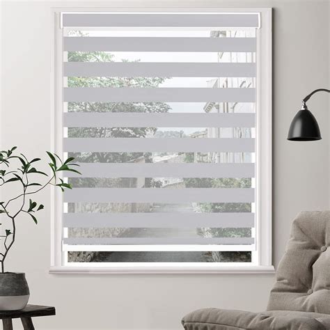 Amazon MYshade Custom Cordless Zebra Roller Shades Zebra Dual