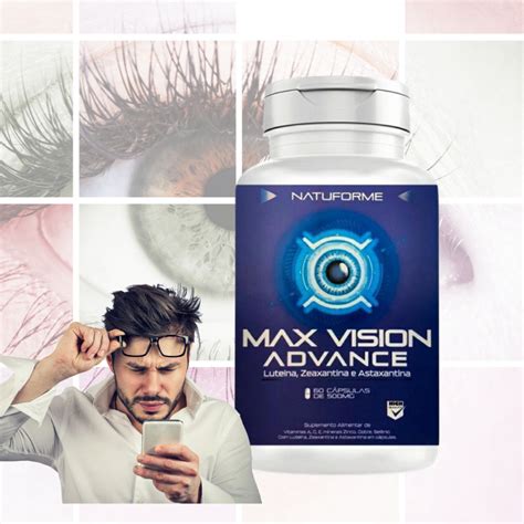 Luteina Astaxantina E Zeaxantina Max Vision 60 Capsulas 500mg Vitamina