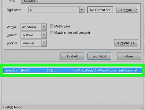 how to find external links in excel andmorekurt