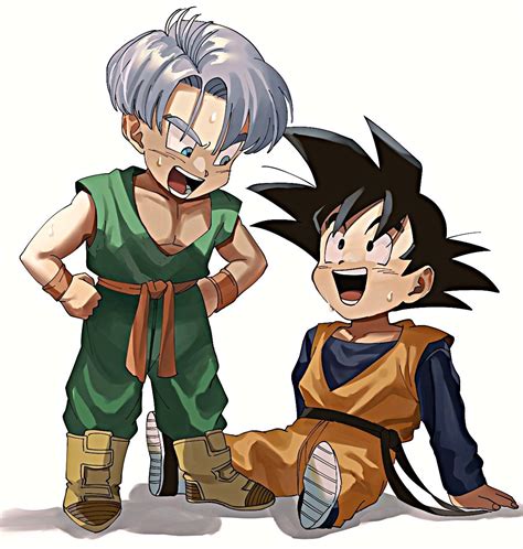 Trunks Y Goten Dragon Ball Dragon Ball Artwork Dragon Ball Art