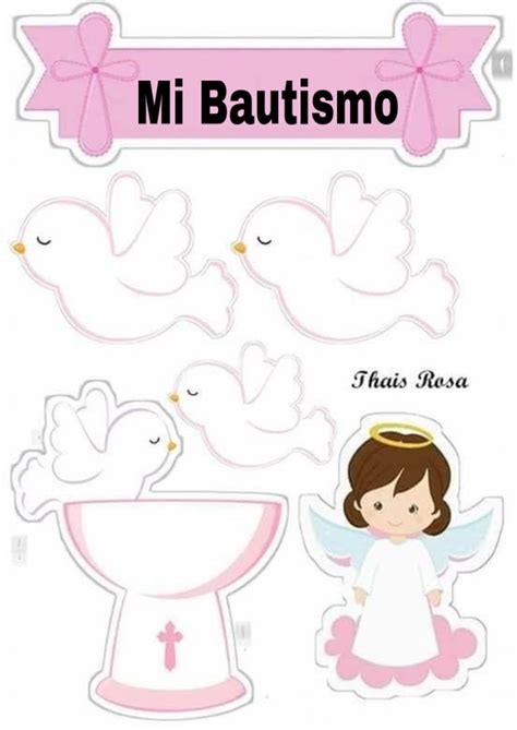 Nena Bautizo Baby Boy Cake Topper Birthday Cake Topper Printable