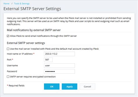 How To Configure An External Smtp Server In Plesk Support Cases From Plesk Knowledge Base