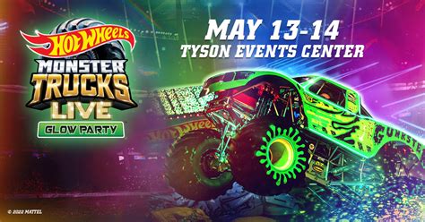 Hot Wheels Monster Trucks Live Glow Party Tyson Events Center