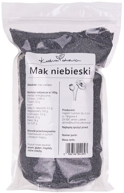 Mak Niebieski W Nasiona Ziarna Pestki Dyni S Onecznika Siemi