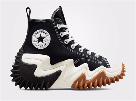 Converse Run Star Motion Unisex Siyah Platform Sneaker Tüm