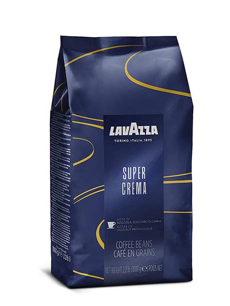 Кофе в зернах Lavazza Super Crema 1 кг купить с доставкой по