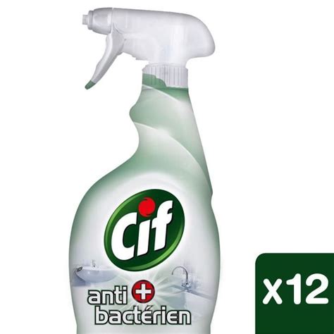 CIF Spray Nettoyant Antibactérien Brillance Multi Usages Propreté