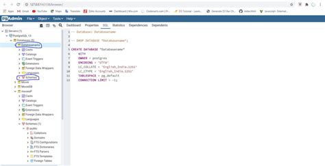 Run PostgreSQL Query In PgAdmin