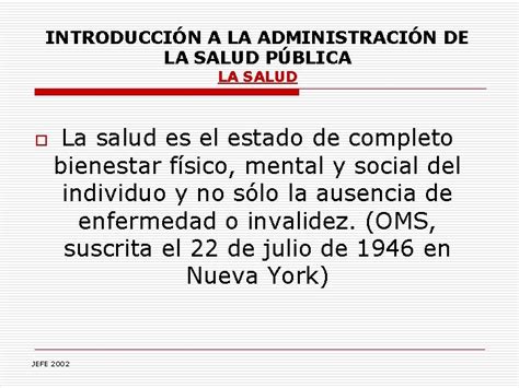 Introduccin A La Administracin De La Salud Pblica