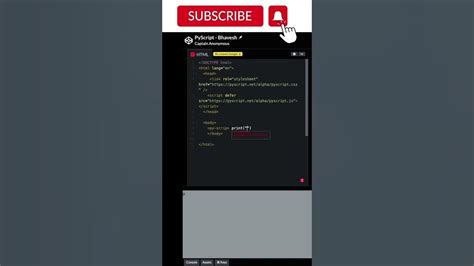 pyscript run python in the browser youtube