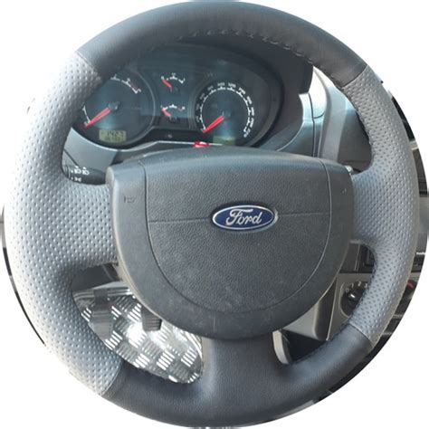 Capa De Volante Costurada Fiesta E Eco Cinza E Preto Shopee Brasil