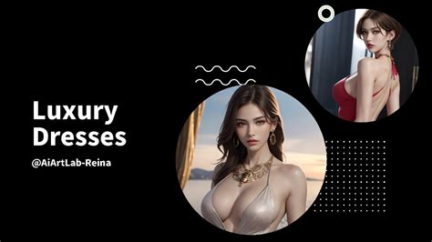 AI Art Reina Kasumi 麗奈と香澄Luxury Dresses 高級ドレス YouTube
