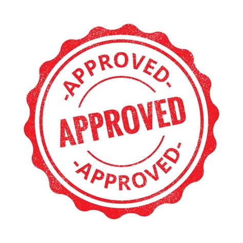 Approved Stamp Isolated Over 81 160 Royalty Free Licensable Stock