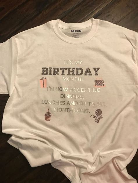 Birthday Month Celebration With Cricut And Glitter Iron On
