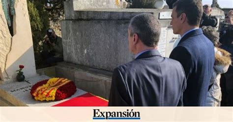 Pedro Sánchez pide perdón al exilio en nombre de España Tarde pero