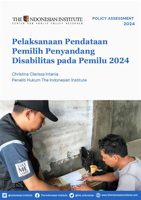 Policy Assessment 2024 Pelaksanaan Pendataan Pemilih Penyandang