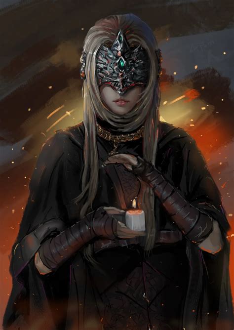 Fire Keeper DS3 FanArt By Cosme Lucero ImaginaryDarkSouls Rpg