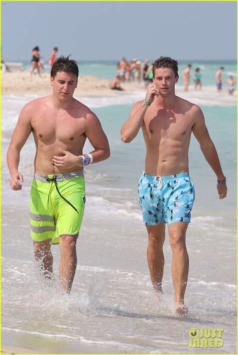 Shirtless Patrick Schwarzenegger Caught Shirtless And Showing Off The