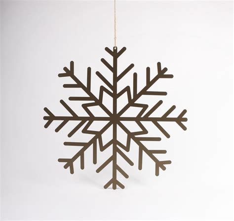 Kerstkaarten Houder Sneeuwvlok Goud Metaal Kerstversiering