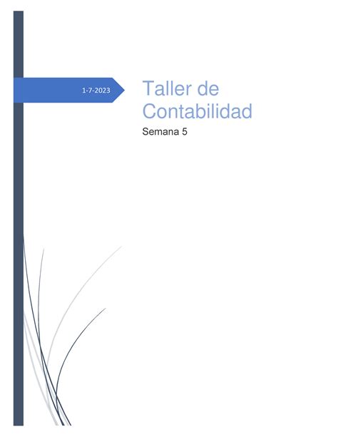 Taller Contabilidad Iplacex 1 7 2023 Taller De Contabilidad