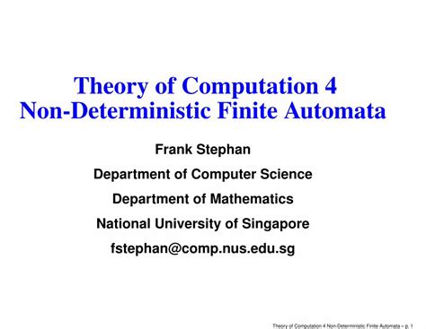 pdf theory of computation 4 non deterministic finite …fstephan toc04slides pdftoc lof lot