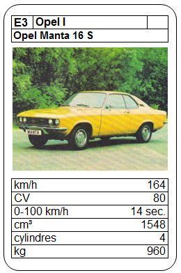 Opel Manta S Oude Auto S Klassieke Auto S Automobiel