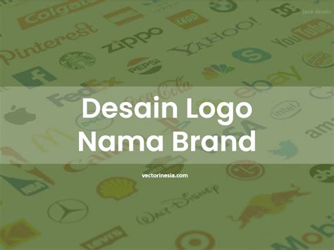 100 Desain Logo Nama Brand Keren Dan Contohnya