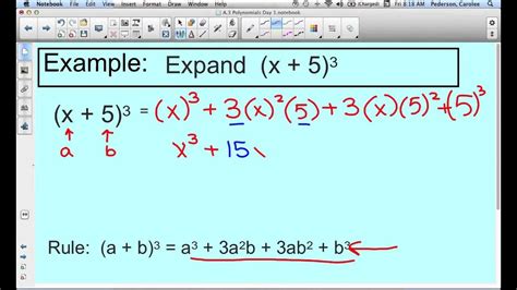 cube a binomial youtube
