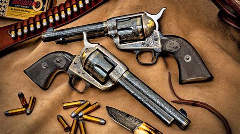 Colt SAA Peacemaker 45 El Viejo Oeste Hecho Revólver YouTube