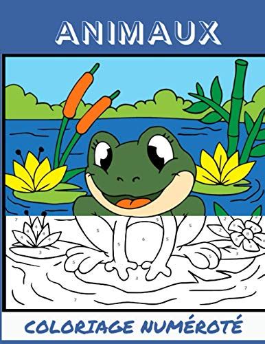 ANIMAUX Coloriage Numéroté Livre De Coloriage Enfant Animaux Mignons