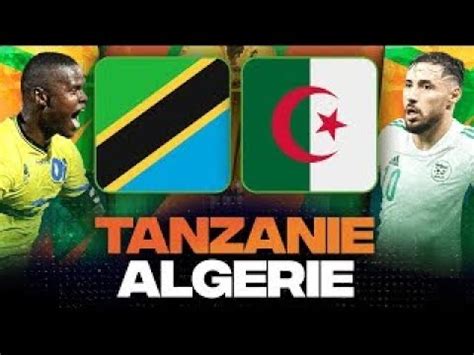 Live Algeria Vs Tanzania Caf Youtube
