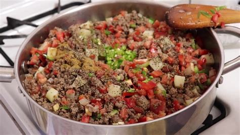 Picadillo De Carne Molida A La Mexicana YouTube