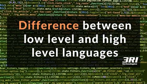 low level programming language list hopdeseal
