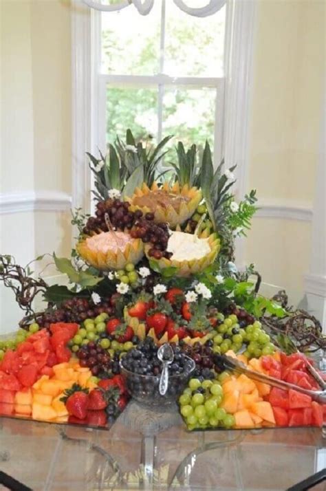 Mesa de Frutas Saiba Como Montar 60 Inspirações Mesas de frutas