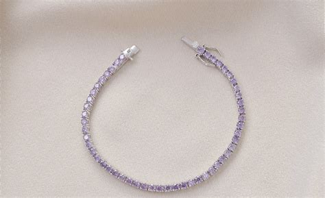 Pulseira Riviera Tanzanita Mm Prata Vivi Scramin