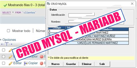 conexión vb6 0 con mysql mariadb programar es fácil