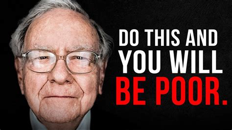 12 Things POOR People Waste Money On Warren Buffett YouTube