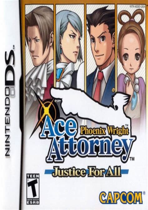 Phoenix Wright Ace Attorney Justice For All E FireX ROM Free