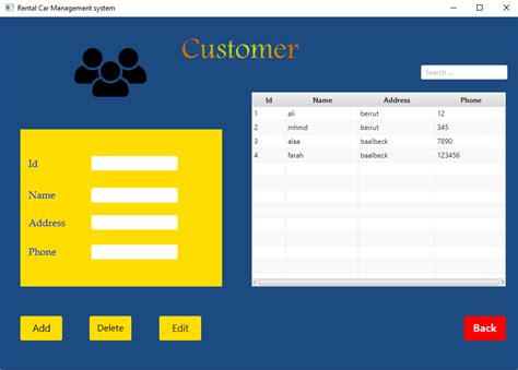 GitHub Farahassaf 25 Rental Car Management System A Desktop